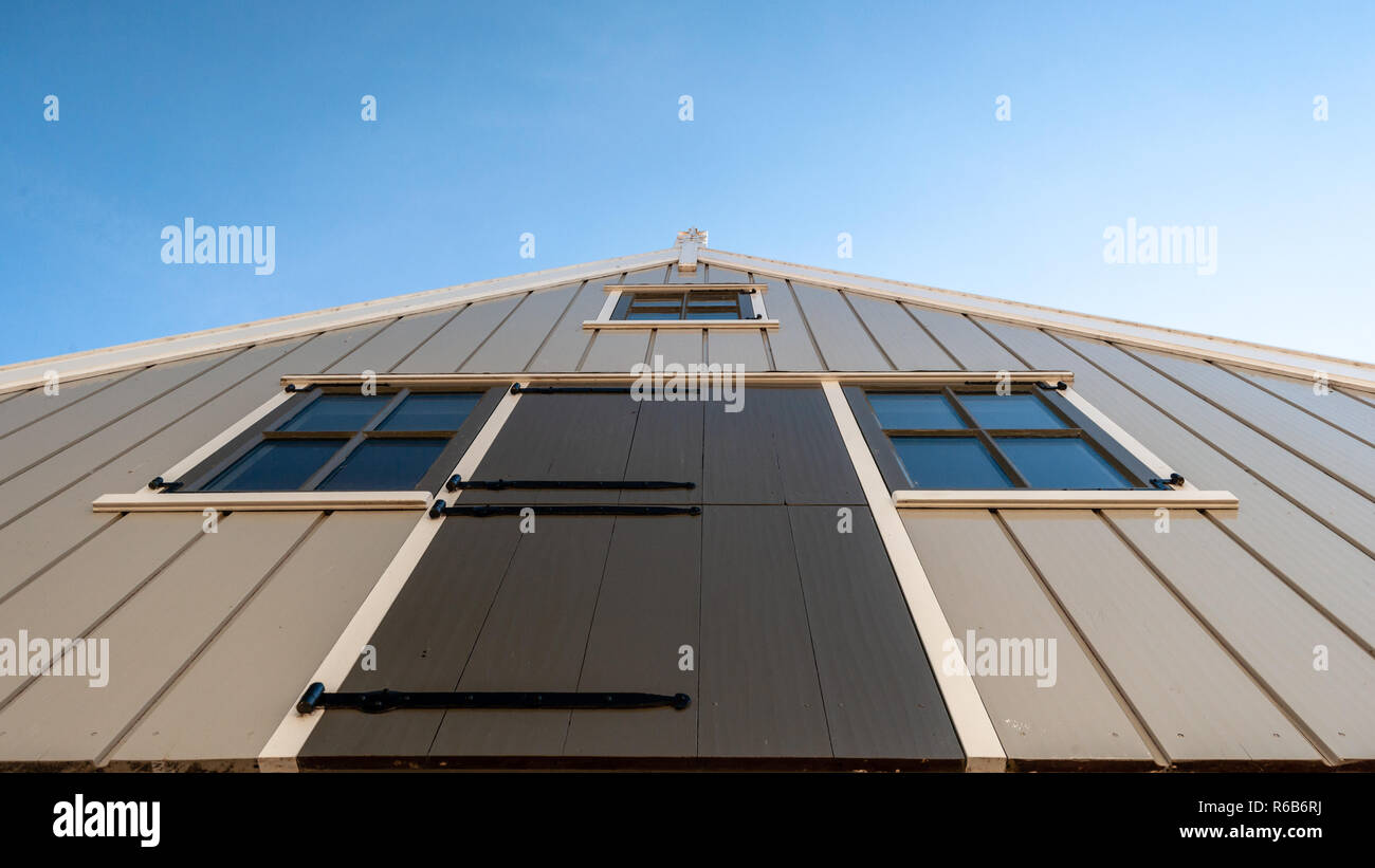 Details of cultural heritage in an old Dutch village (De Rijp) in North ...