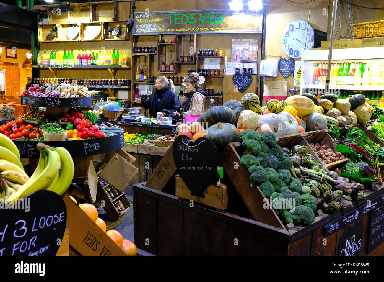 Borough Market - London UK Stock Photo - Alamy
