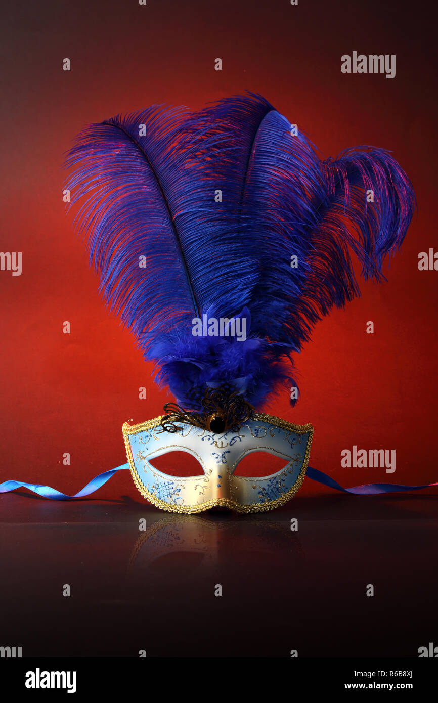 Venetian type carnival mask Stock Photo - Alamy