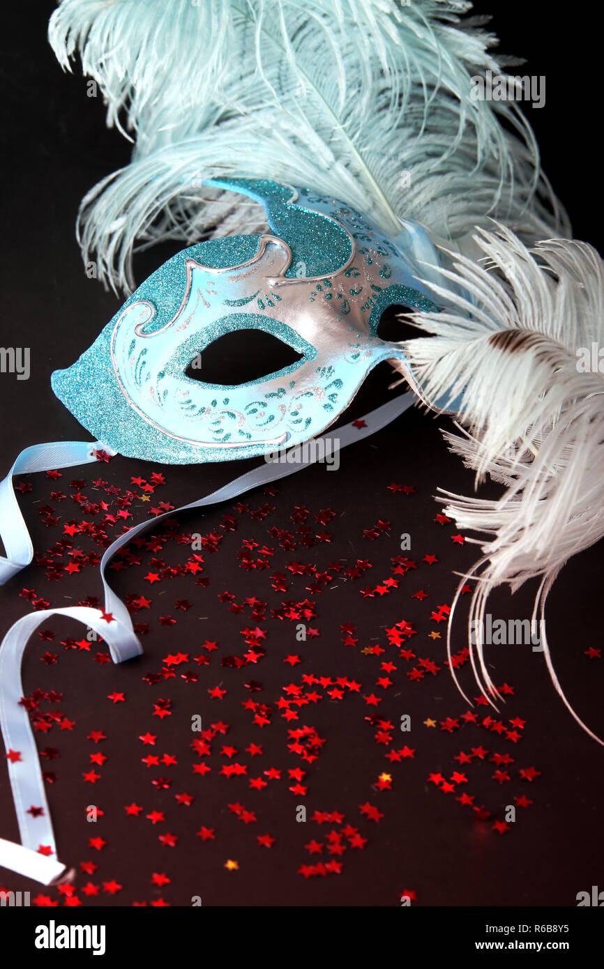 Venetian type carnival mask Stock Photo - Alamy
