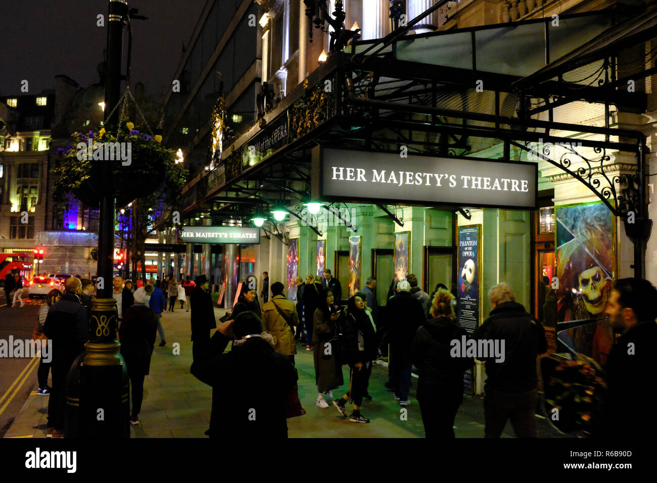 Her Majesty's Theatre - Haymarket London Stock Photo - Alamy