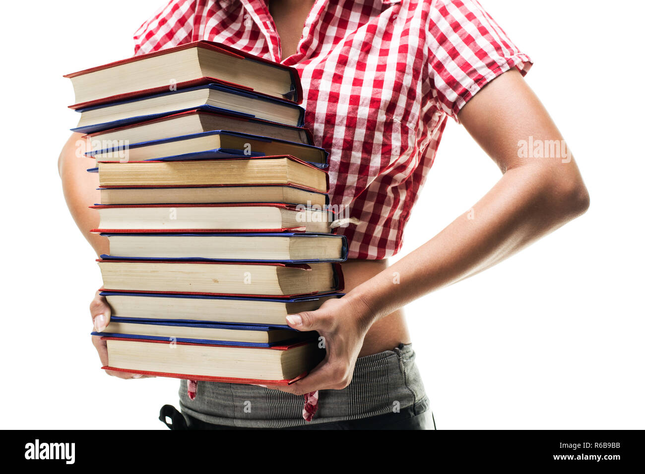 Stack of textbooks hi-res stock photography and images - Alamy