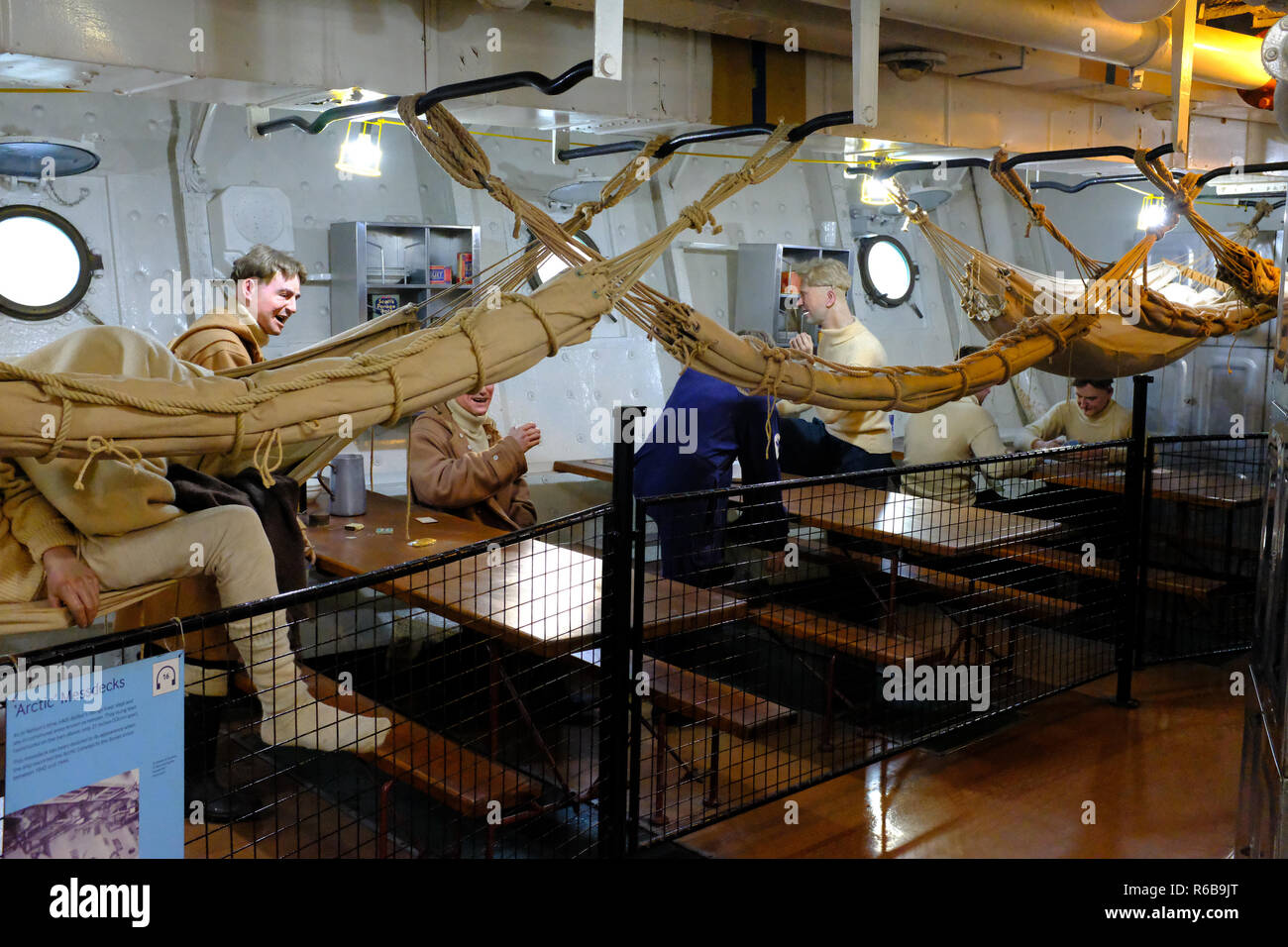 Inside hms belfast hi-res stock photography and images - Alamy