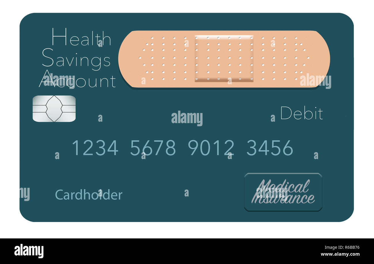 Here is a Health Savings Account medical insurance debit card in a ...