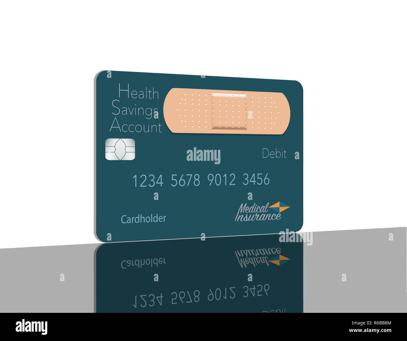 Here is a Health Savings Account medical insurance debit card in a ...