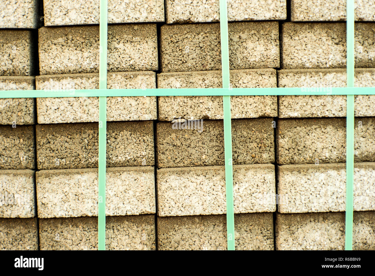 Packed Clinker Bricks Stock Photo - Alamy