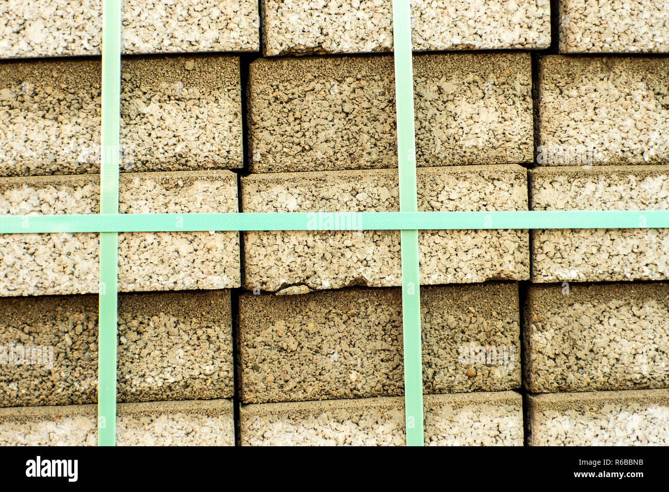 Packed Clinker Bricks Stock Photo - Alamy