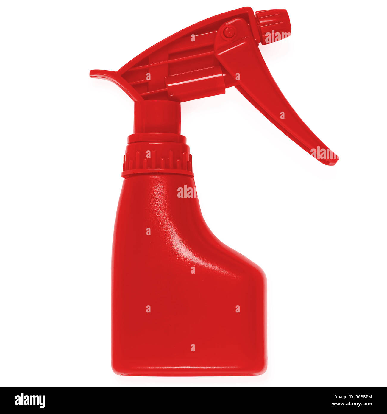 Isolated Red Toy Spray Bottle on White Background Stock Photo - Alamy