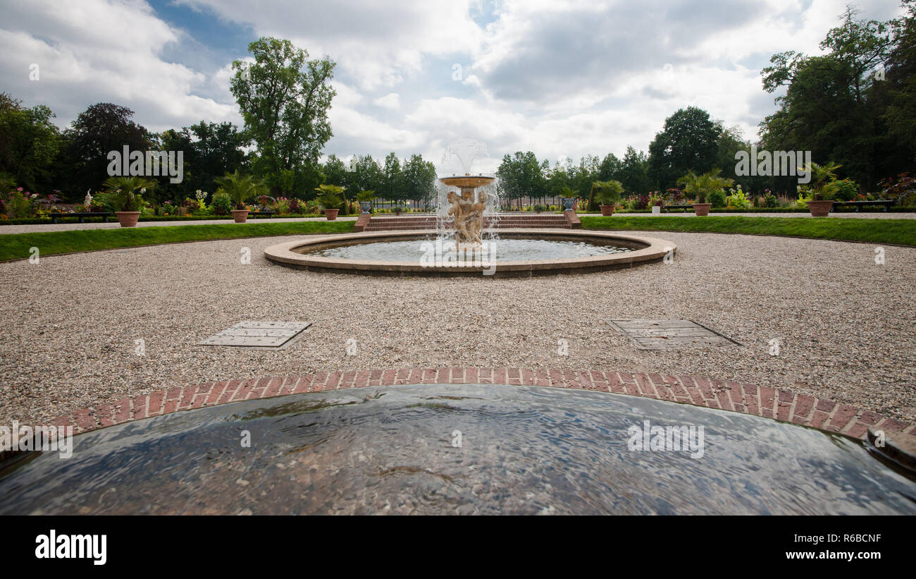 Dutch baroque garden or a former royal palace and now a national museum ...