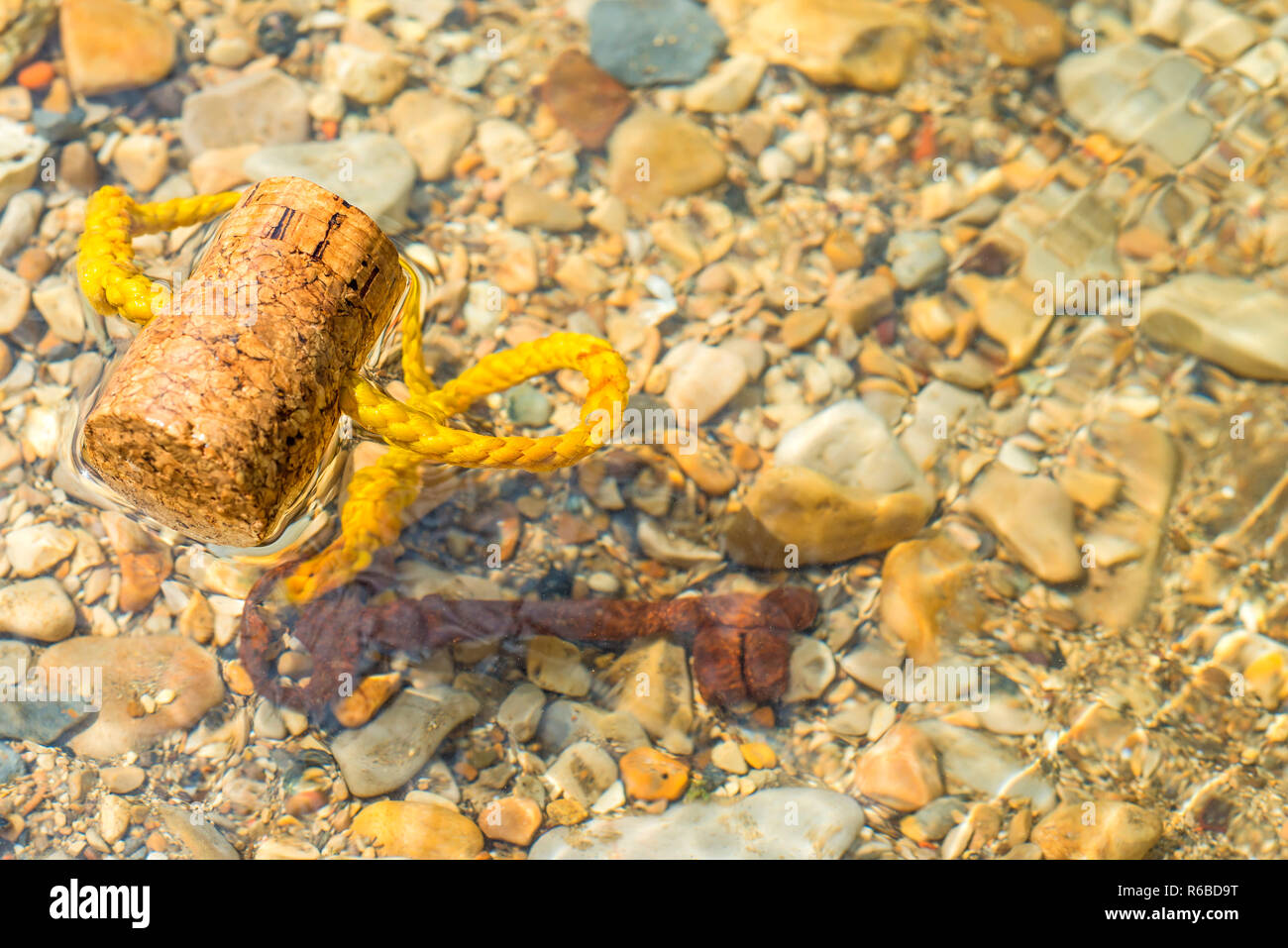 Old Key In The Sea Stock Photo - Alamy