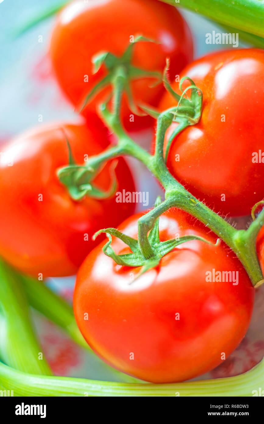 Vine riped tomato hi-res stock photography and images - Alamy