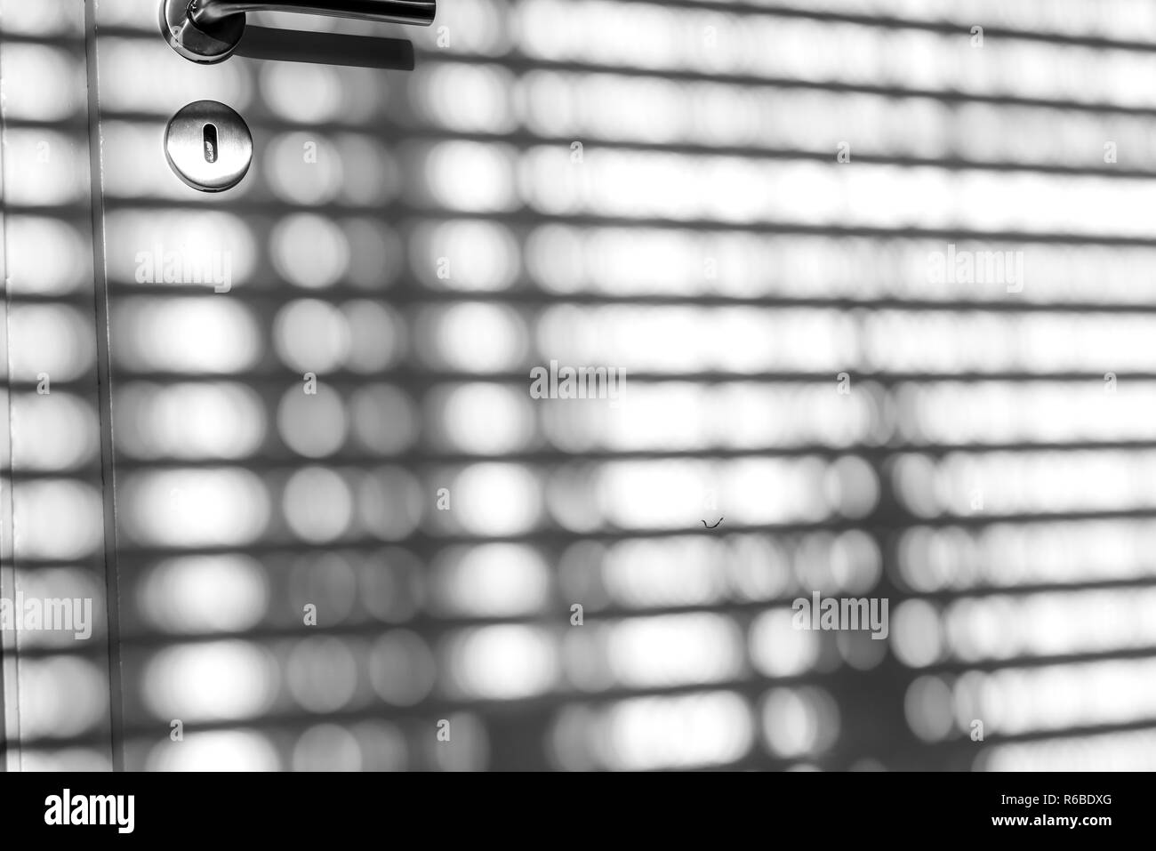 Door In Light And Shadow Stock Photo - Alamy