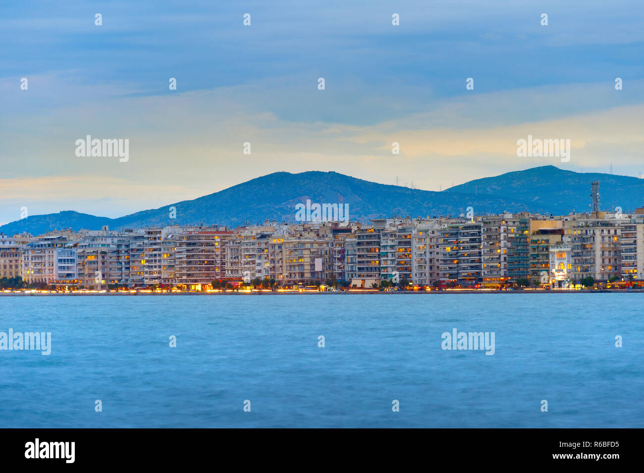 Thessaloniki waterfront skyline, Greece Stock Photo - Alamy