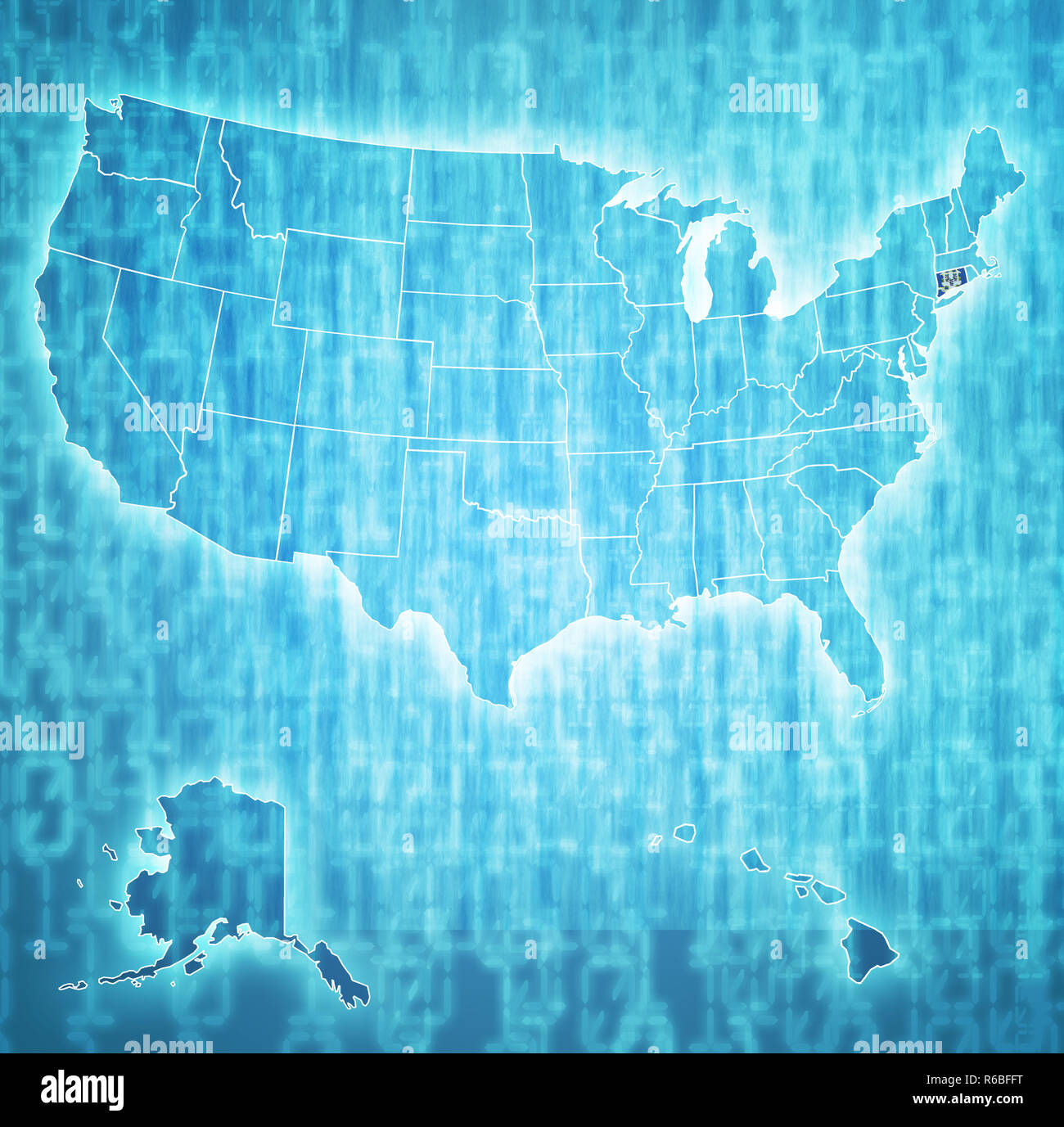 Political map of connecticut hi-res stock photography and images - Alamy