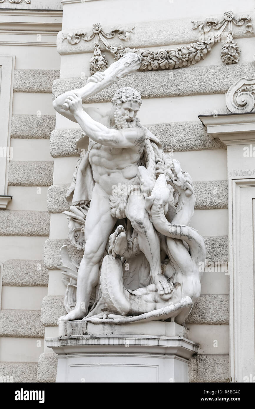 Statue in Hofburg Palace, Vienna City, Austria Stock Photo - Alamy