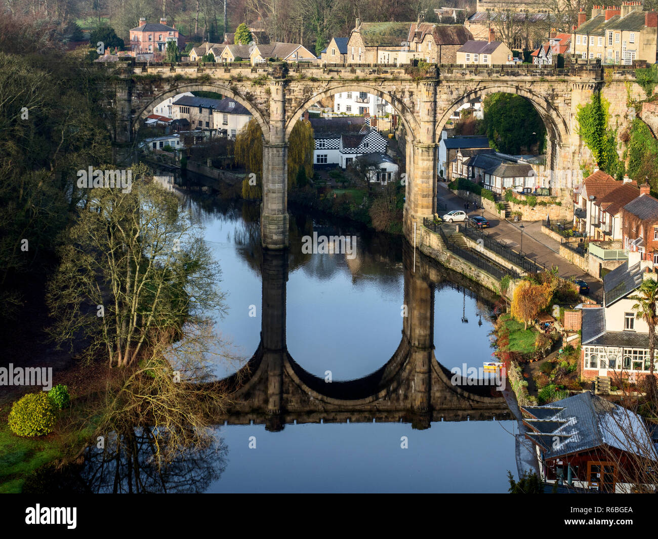Knaresborough riverside in winter hi-res stock photography and images ...