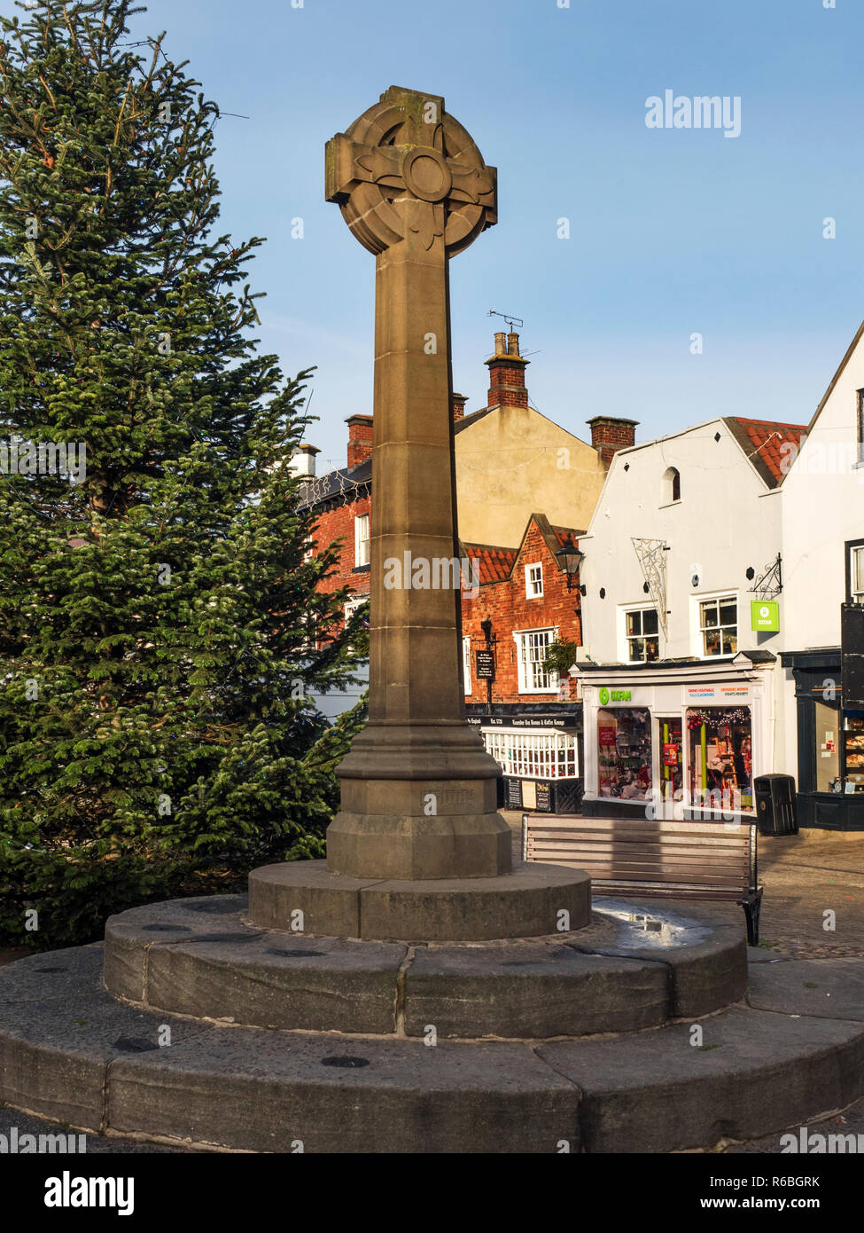 Knaresborough market cross hi-res stock photography and images - Alamy