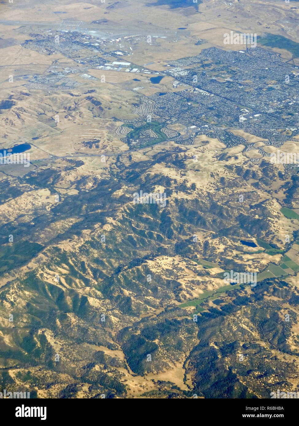 californian aerial view Stock Photo - Alamy