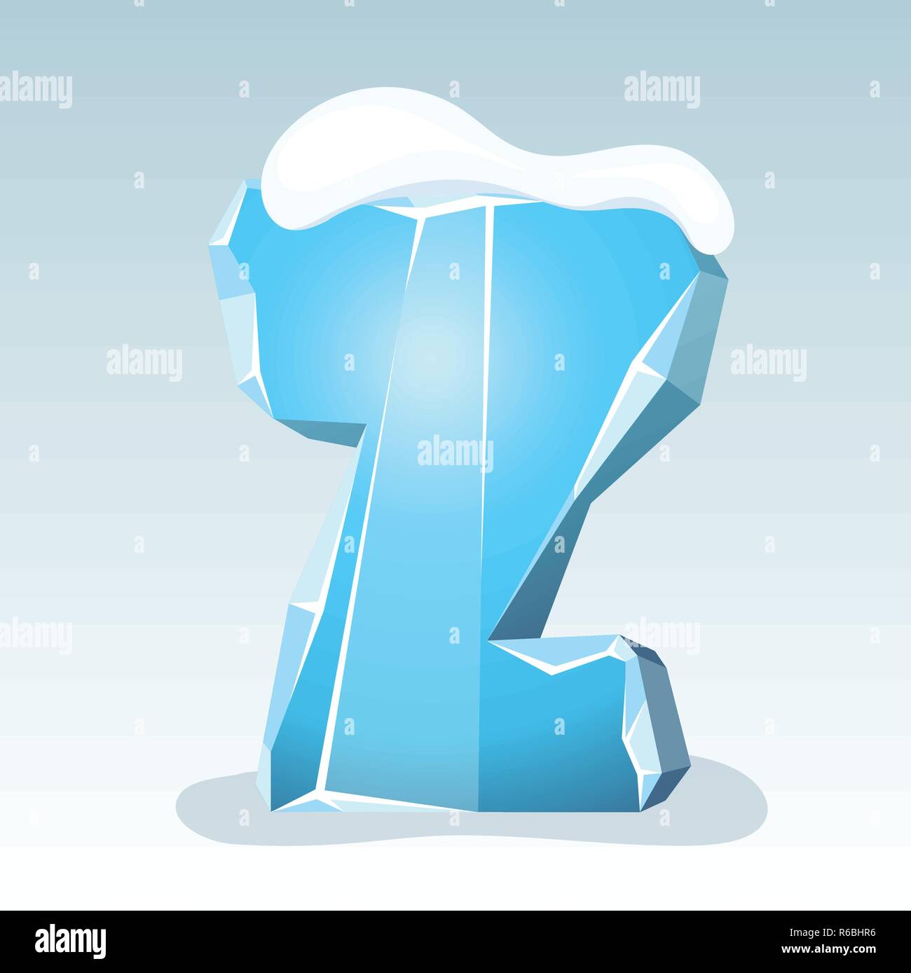 Ice letter Z Stock Vector Image & Art - Alamy