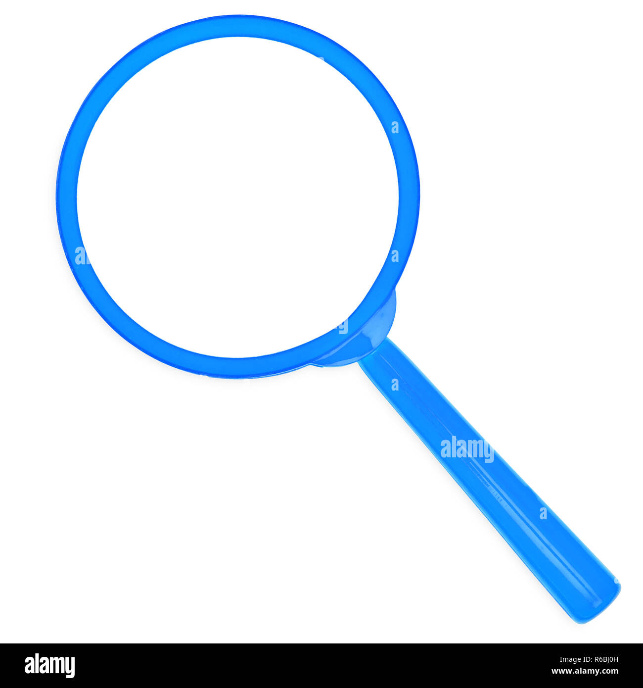 Isolated Blue Plastic Toy Magnifying Glass for Exploring and Bug ...