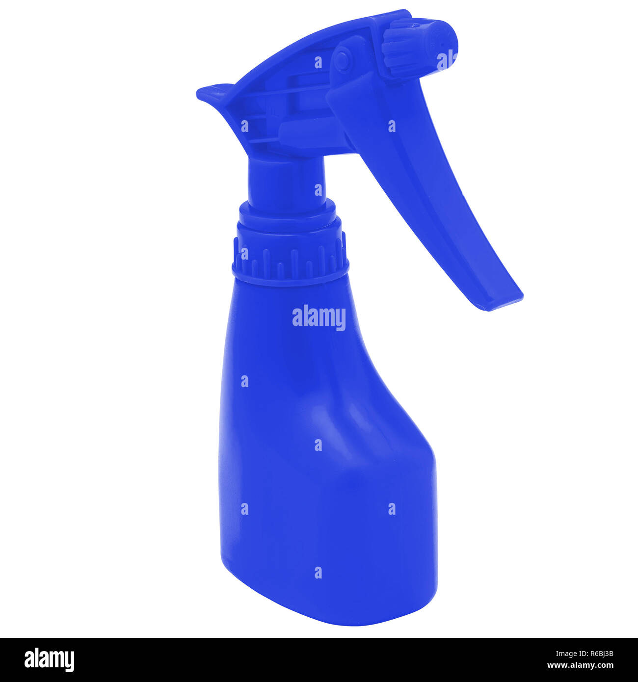 Isolated Blue Toy Spray Bottle on White Background Stock Photo - Alamy