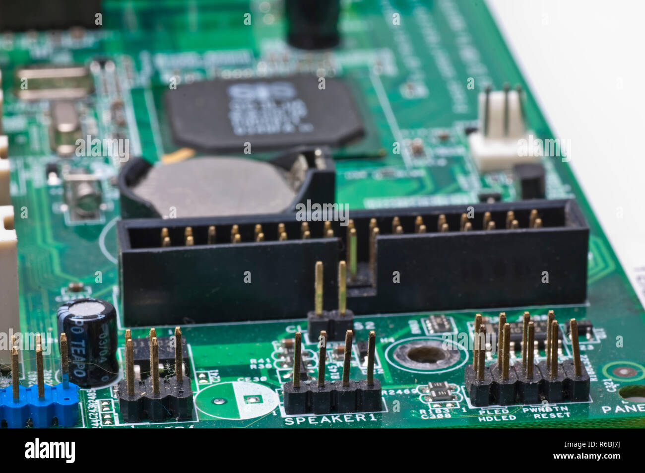 Computer Motherboard Circuit Board Stock Photo - Alamy