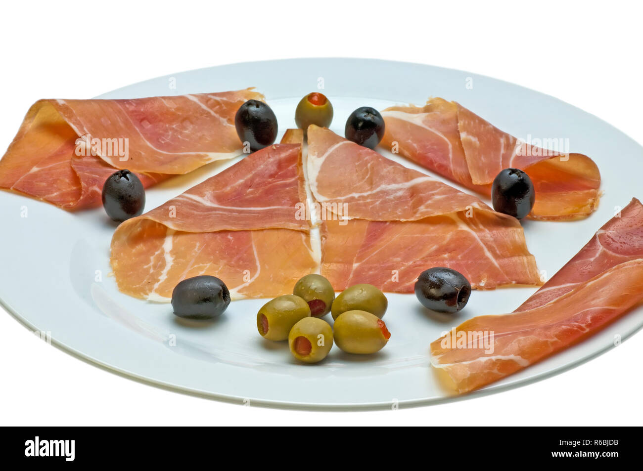 Ham Of Spain Jamon Serrano Stock Photo - Alamy