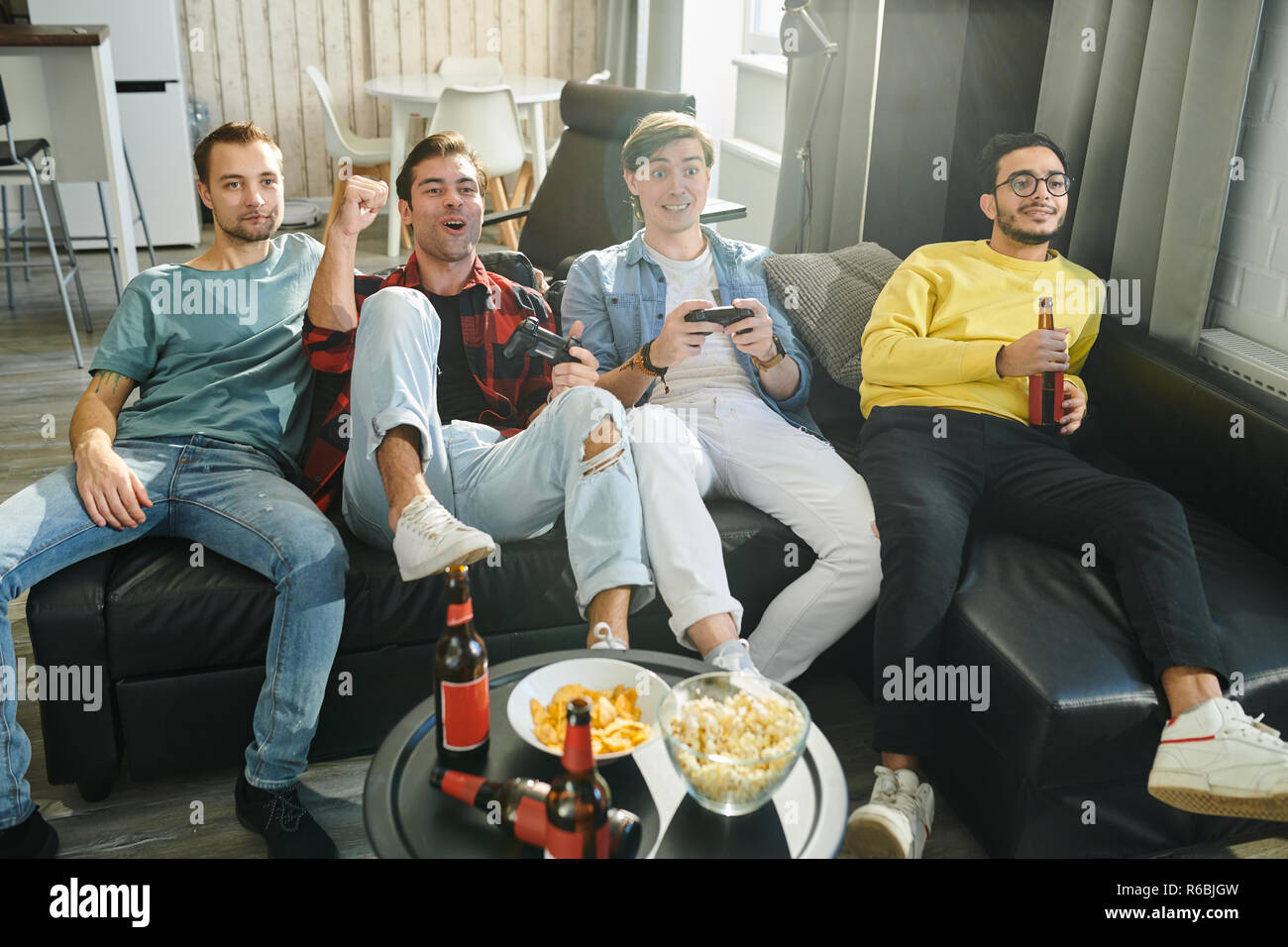 Man winning in the game Stock Photo - Alamy