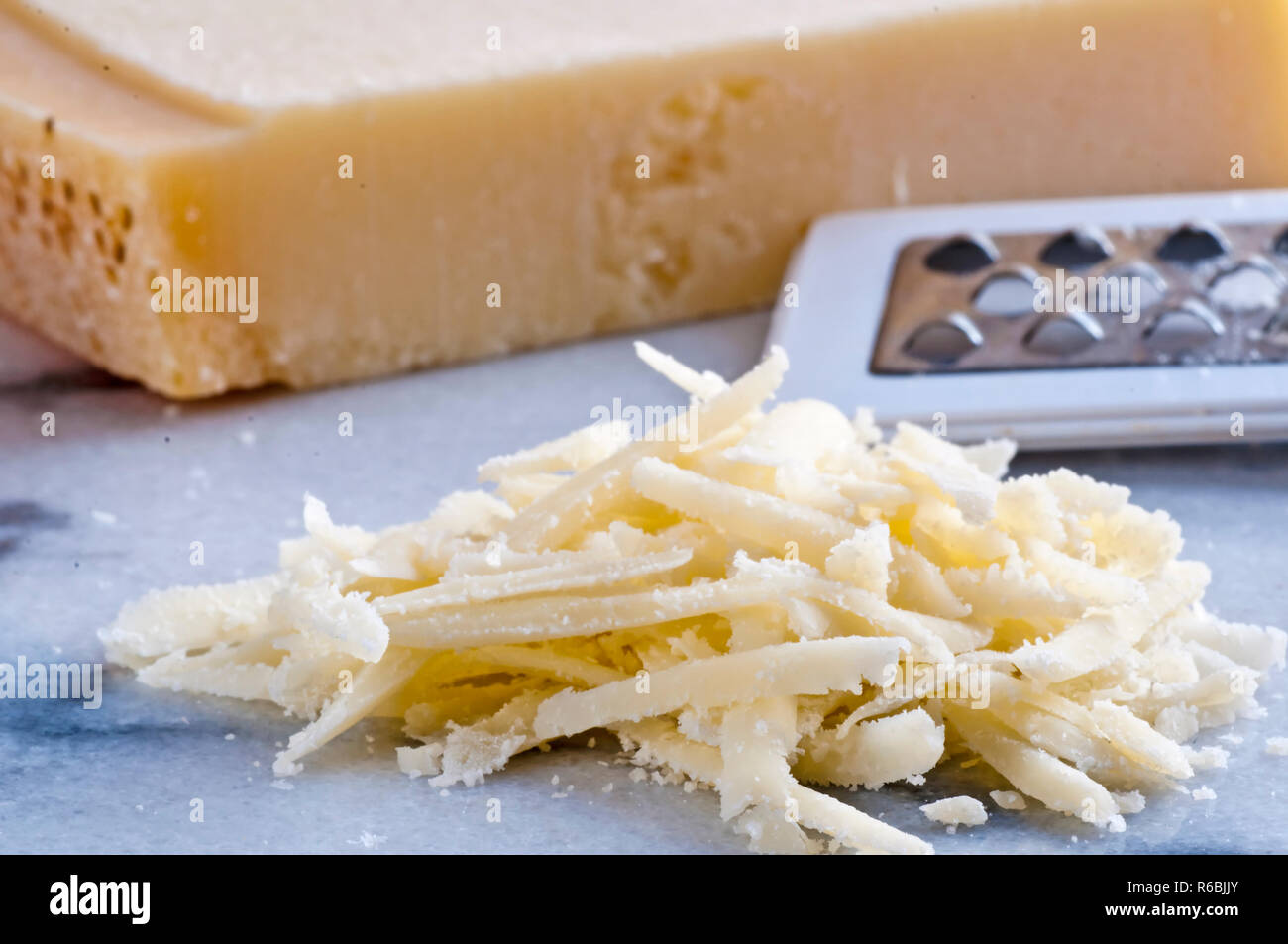 Parmesan Cheese Grated Stock Photo - Alamy