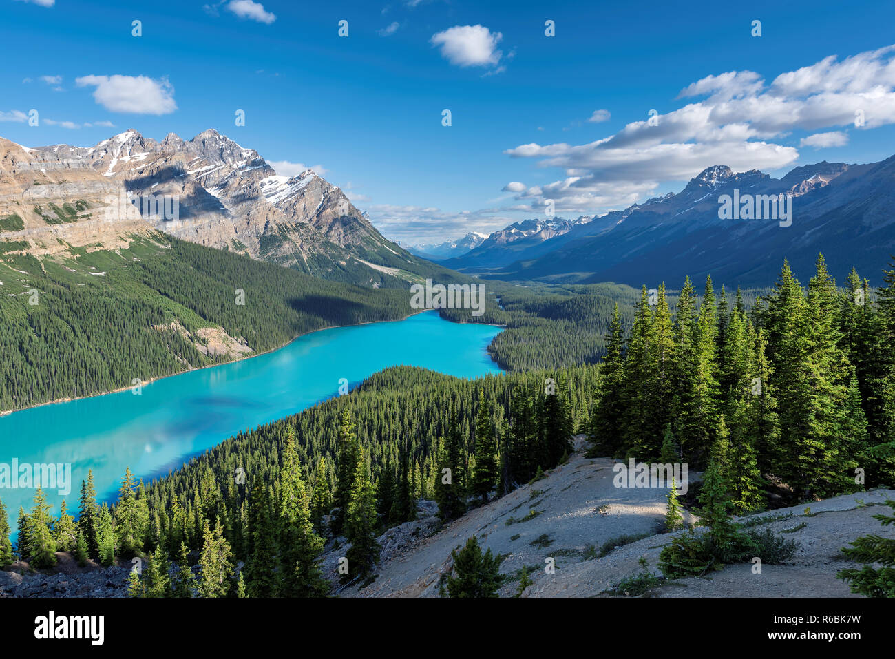 Blue water peyto lake in hi-res stock photography and images - Alamy