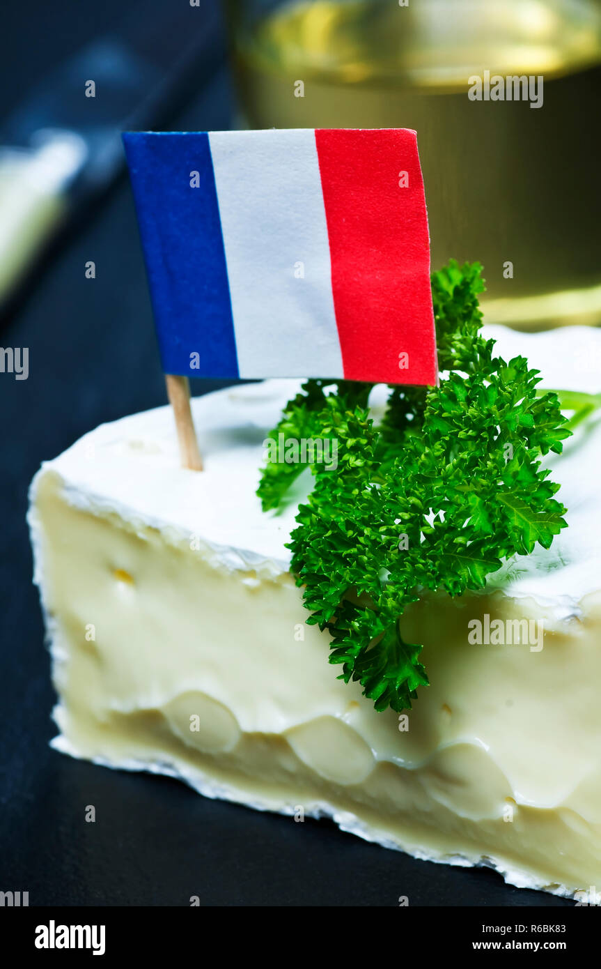 French Soft Cheese Stock Photo - Alamy