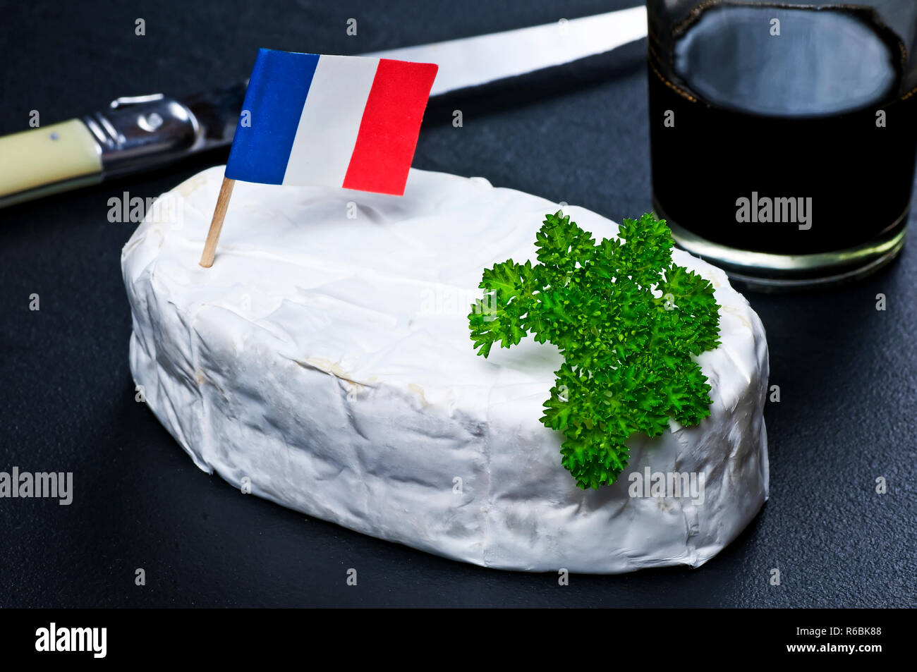 French Soft Cheese Stock Photo - Alamy
