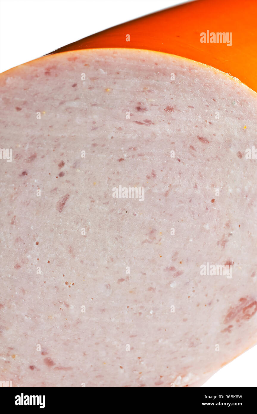 Meat sausage baloney sausage hi-res stock photography and images - Alamy
