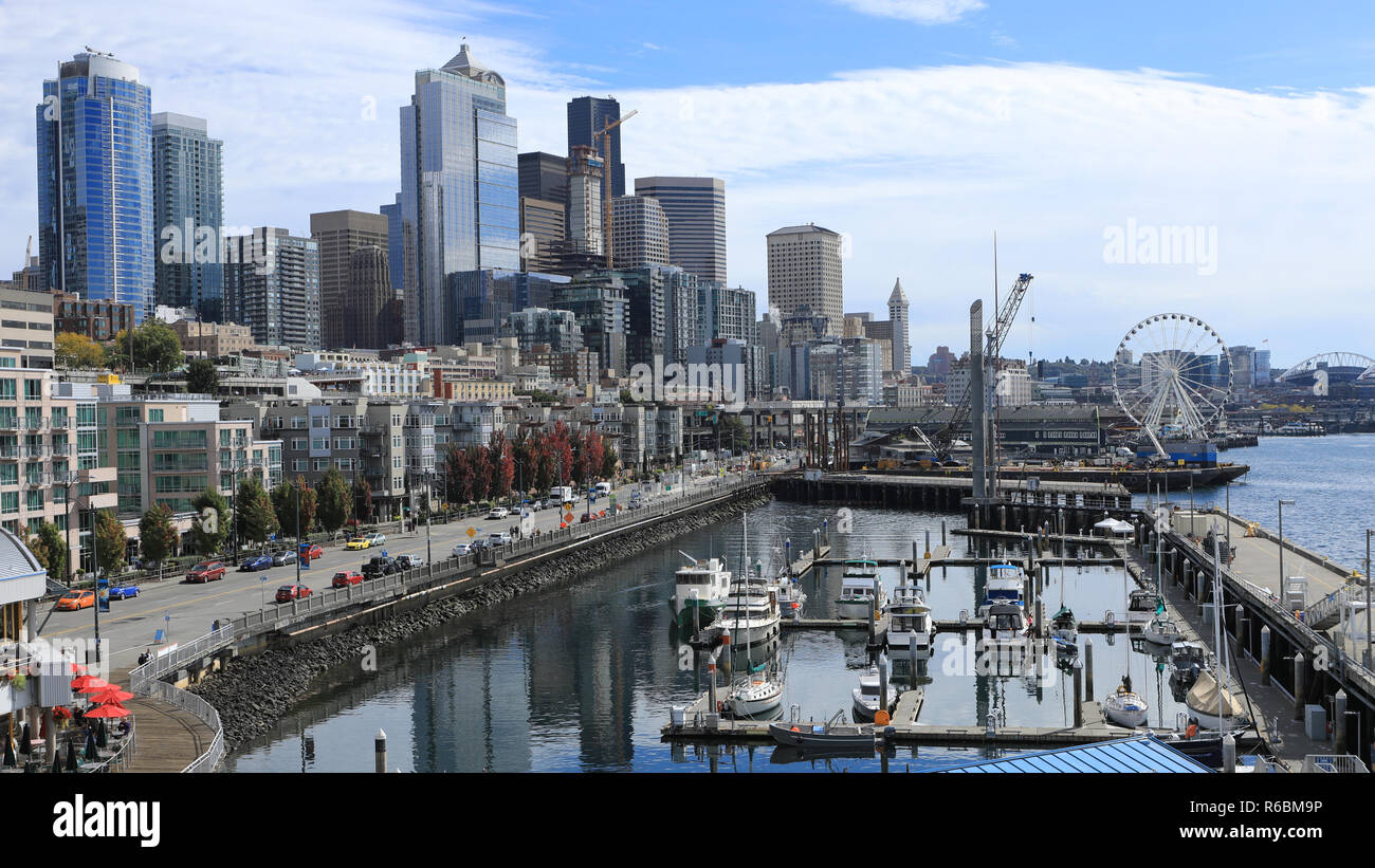 Seattle washington harbor hi-res stock photography and images - Alamy