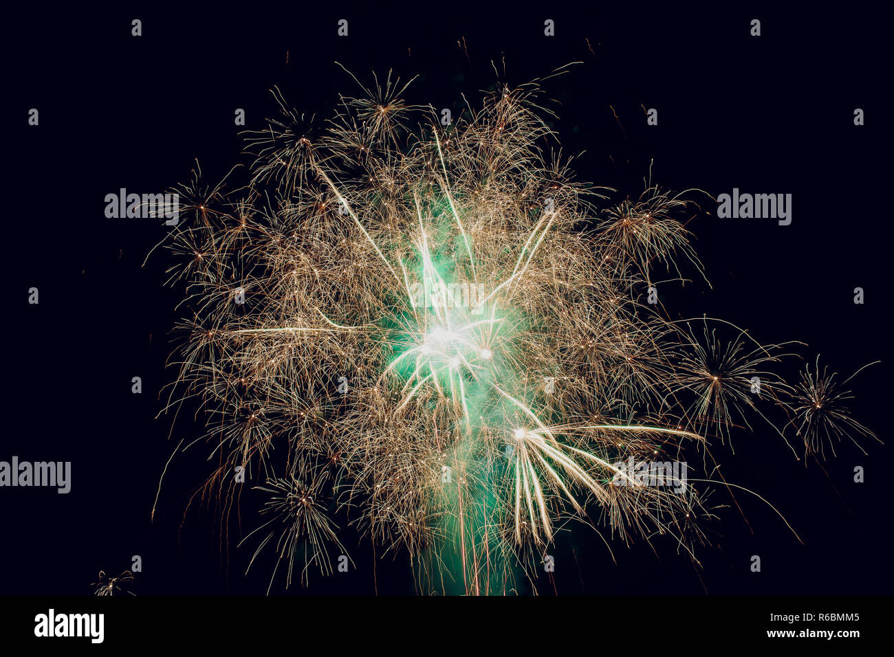 Abstract colored firework background with free space for text Stock ...
