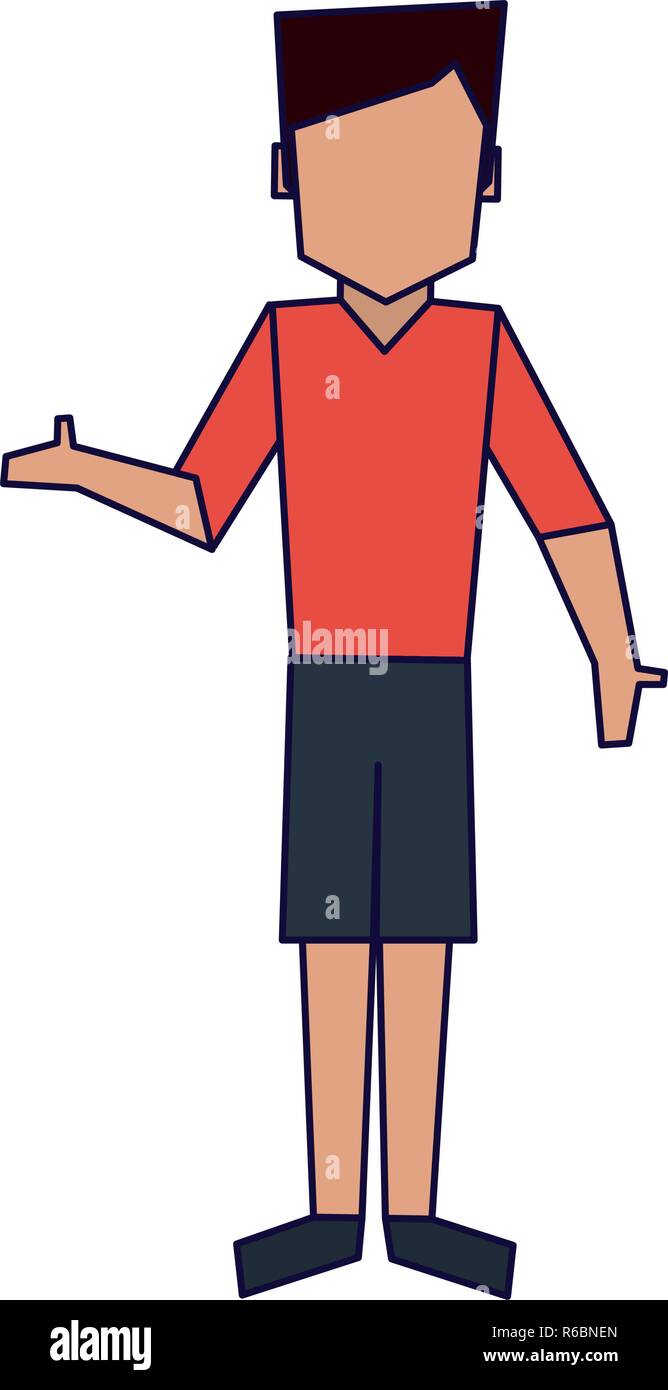Boy avatar faceless Stock Vector Image & Art - Alamy