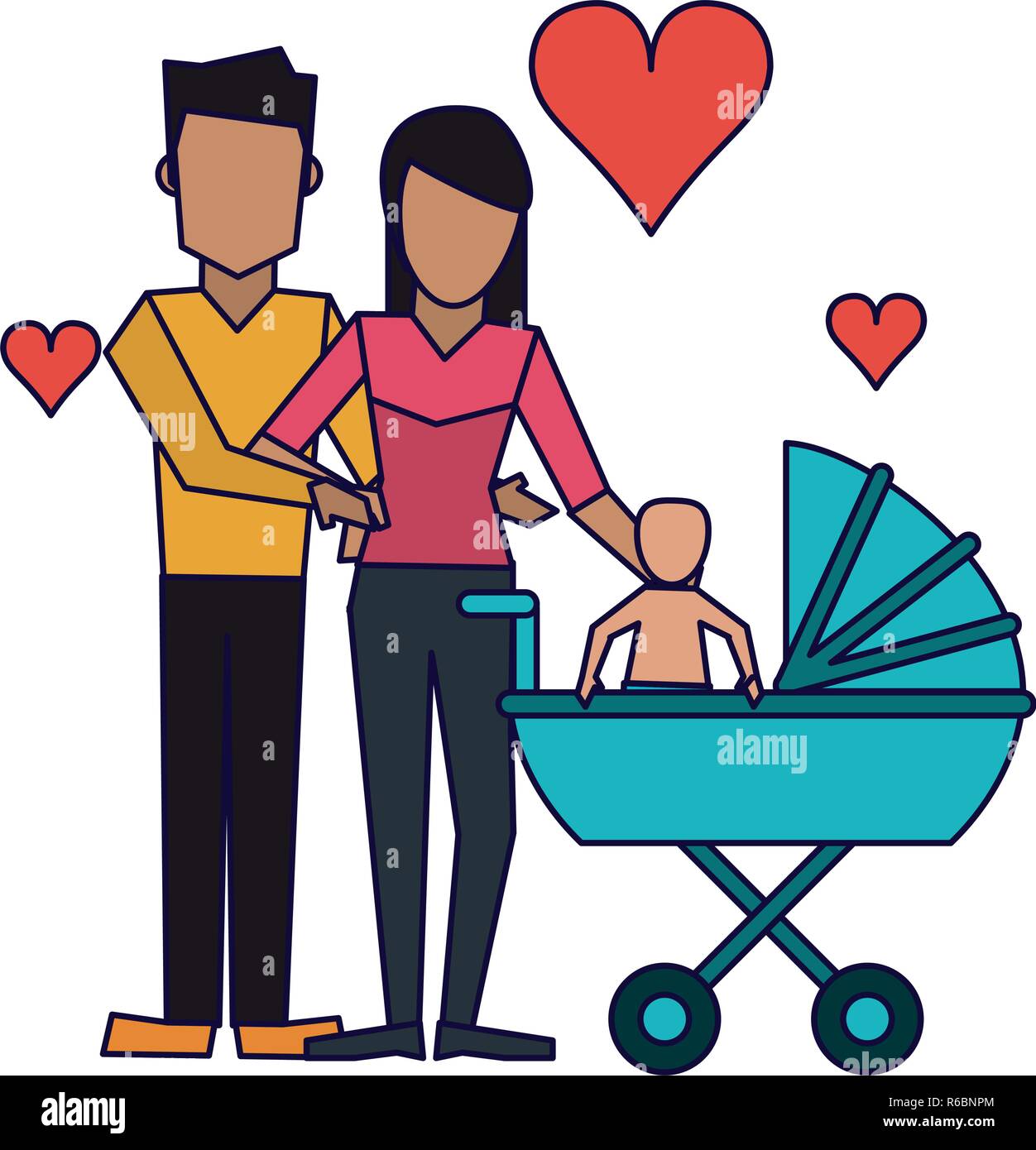 Family avatar concept Stock Vector Image & Art - Alamy