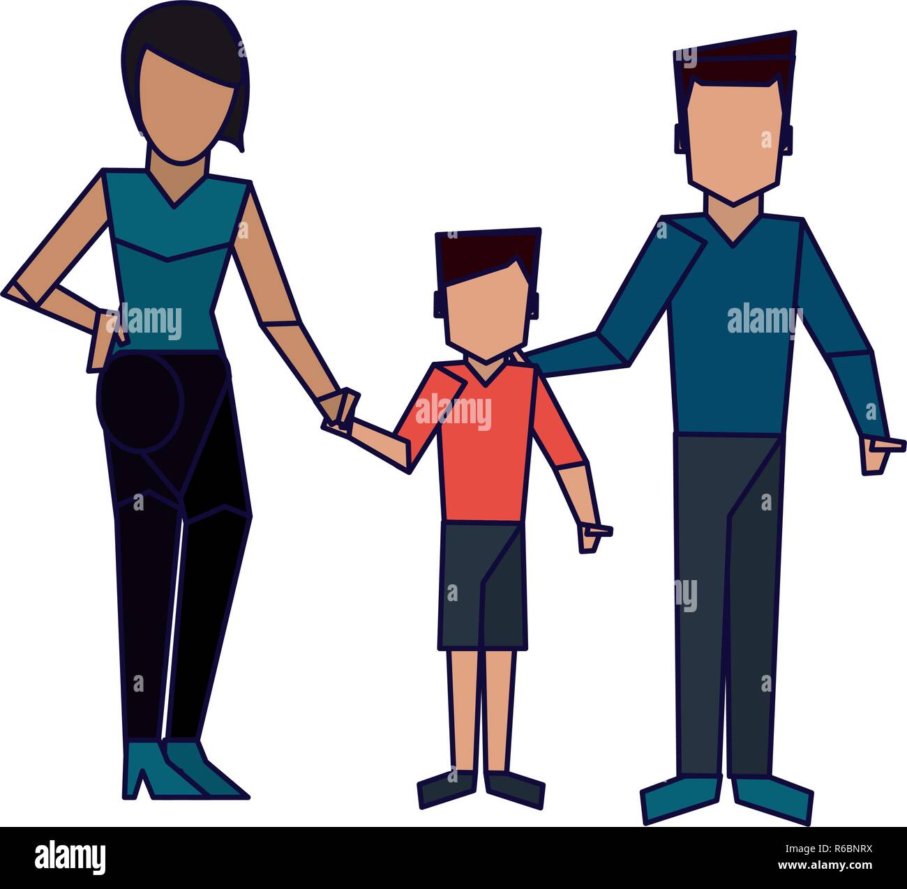 Family avatar concept Stock Vector Image & Art - Alamy
