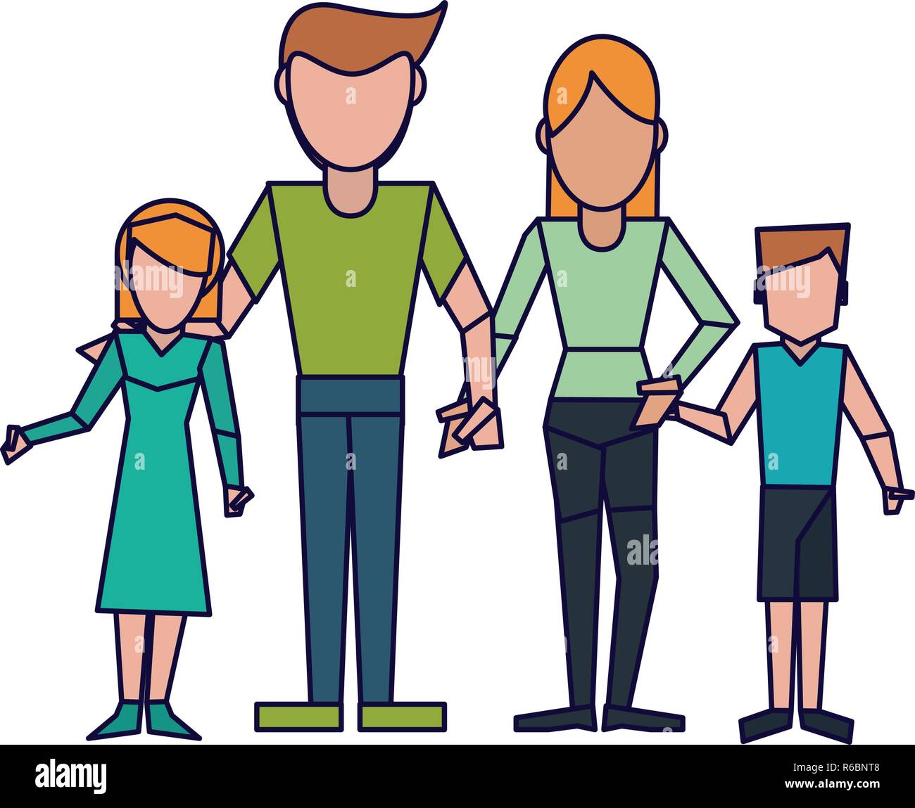 Family avatar concept Stock Vector Image & Art - Alamy