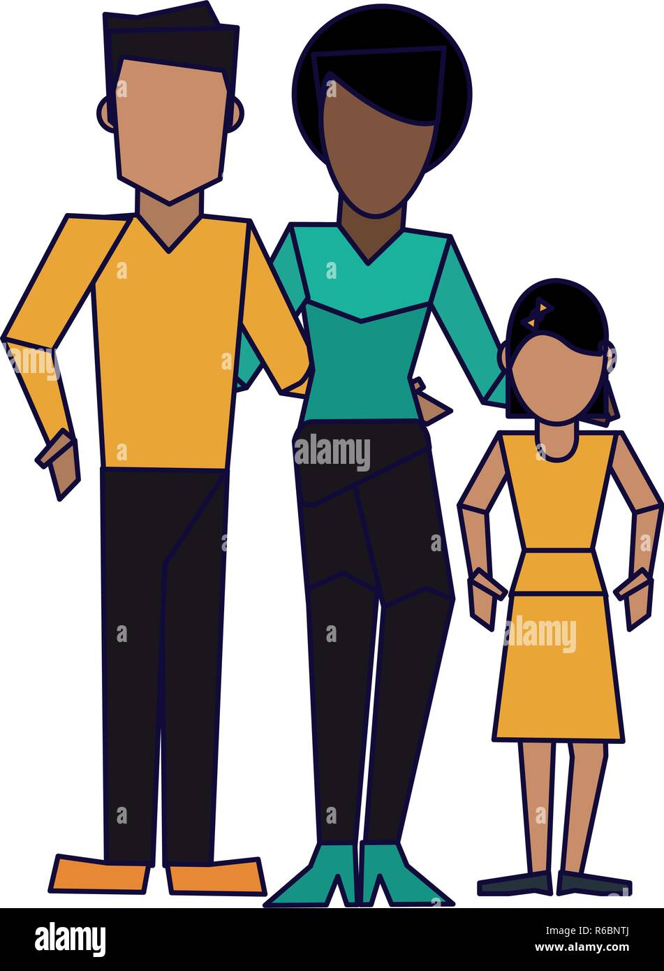 Family avatar concept Stock Vector Image & Art - Alamy