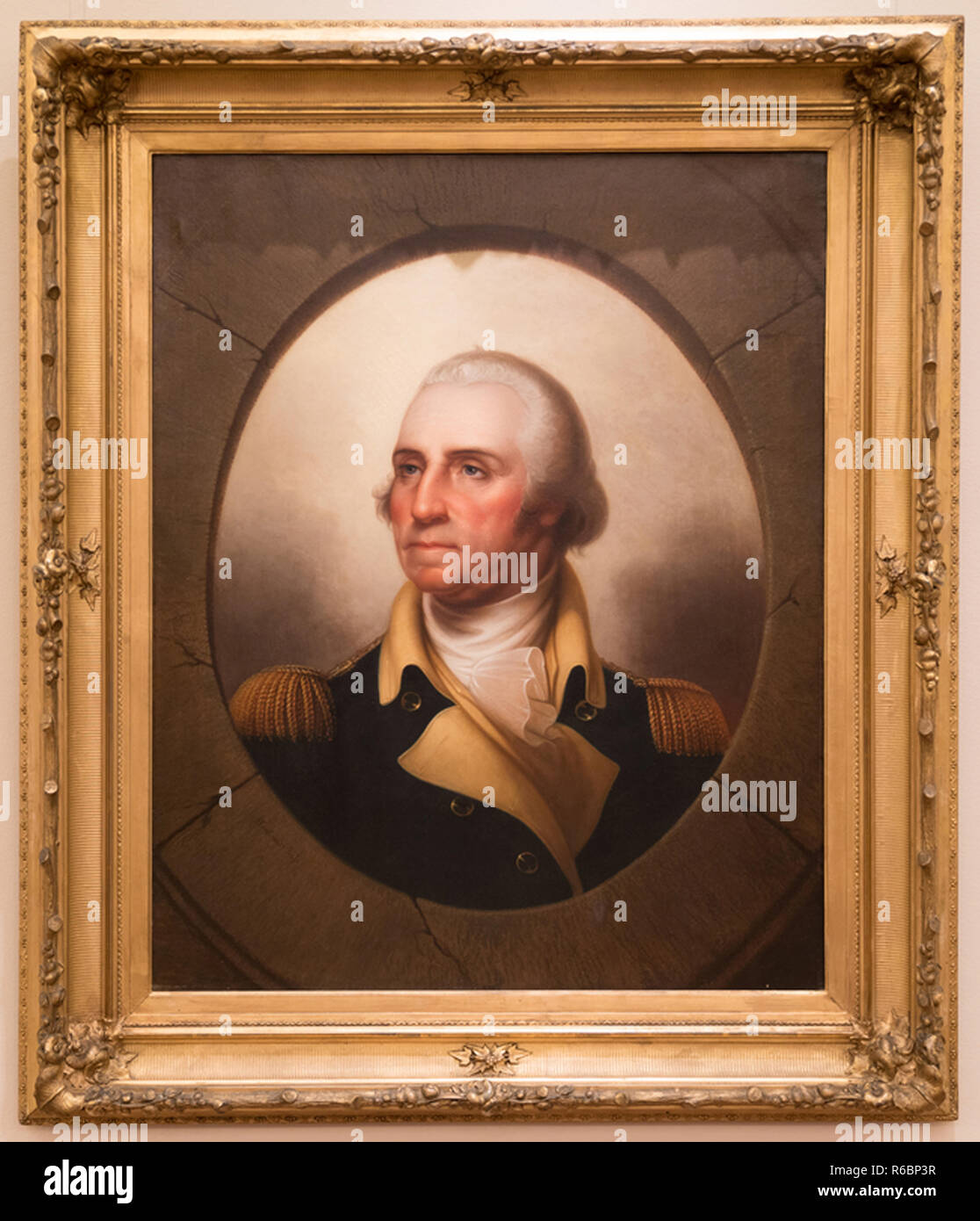 vintage portrait of George Washington (rare image Stock Photo - Alamy