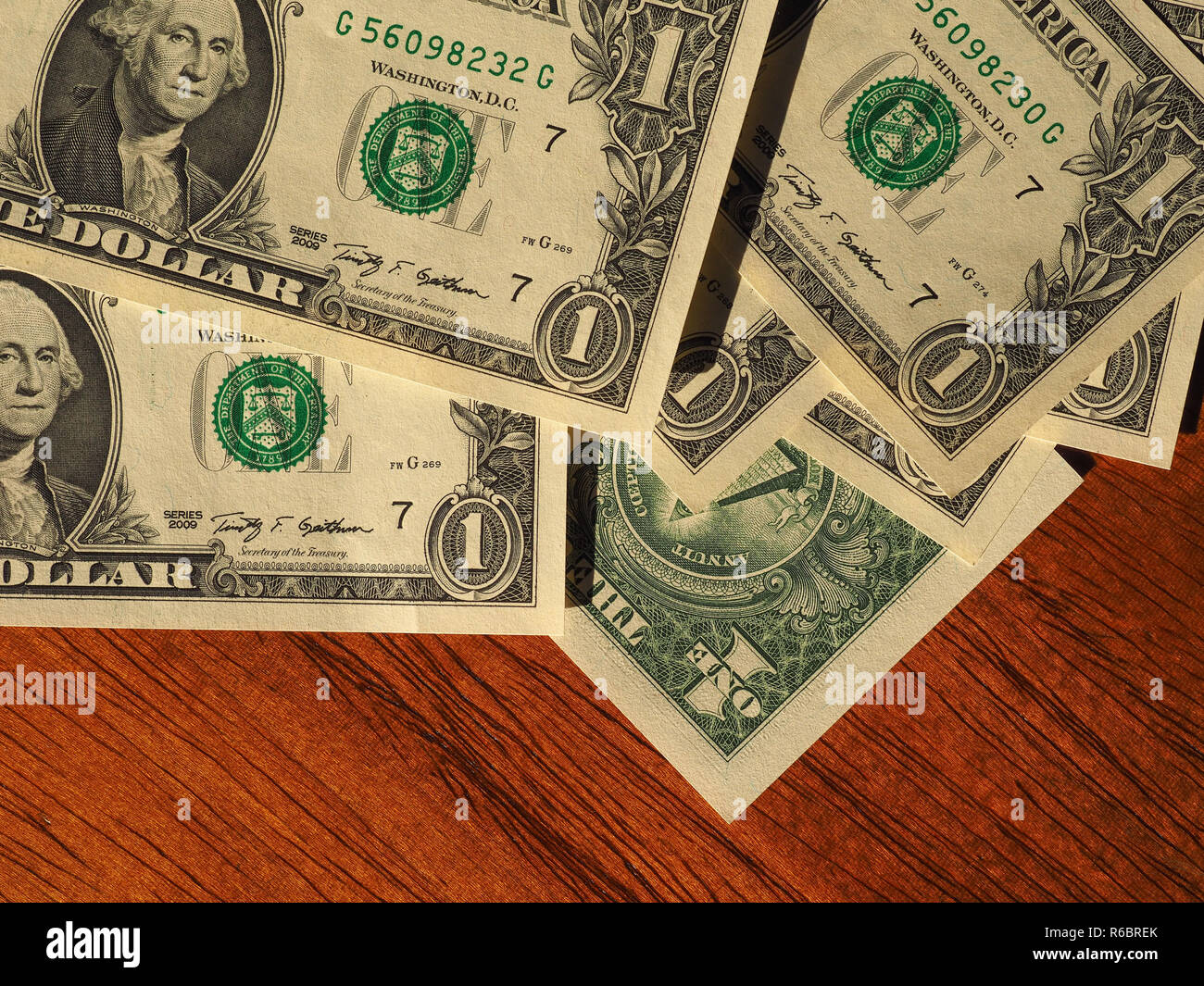 Dollar notes, United States with copy space Stock Photo - Alamy