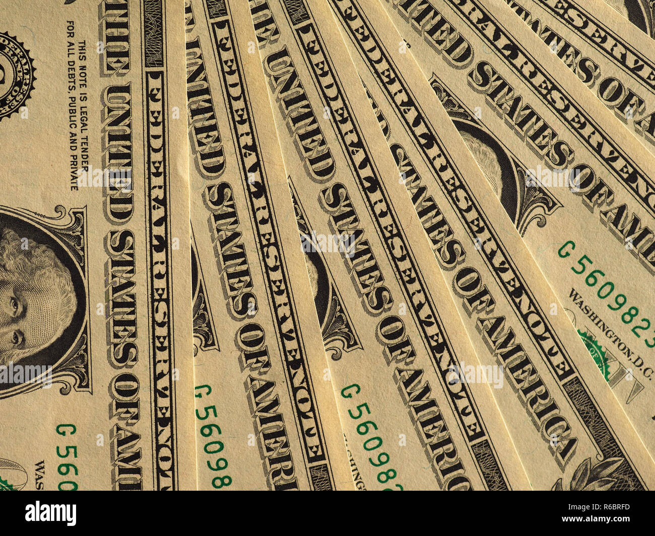 Dollar notes, United States Stock Photo - Alamy