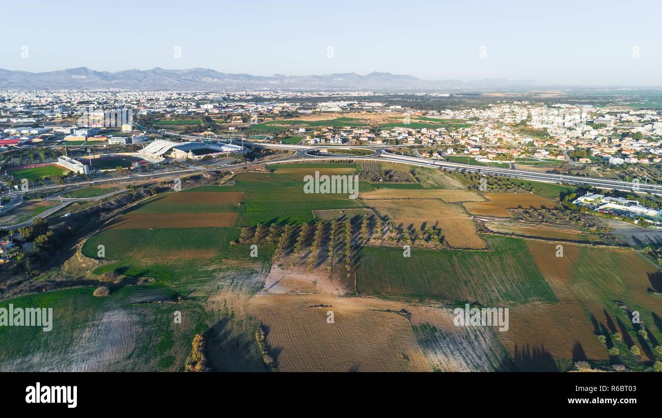Aerial GSP stadium, Nicosia Stock Photo - Alamy