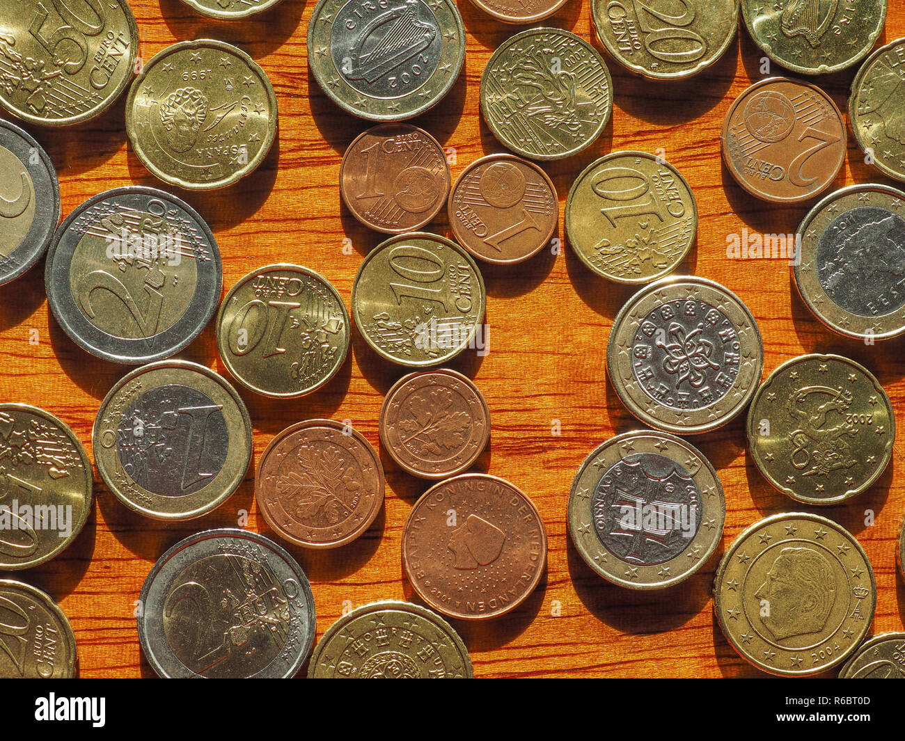 Euro coins, European Union Stock Photo - Alamy