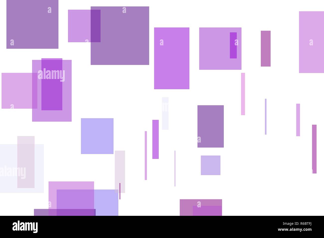 Abstract violet squares illustration background Stock Photo - Alamy