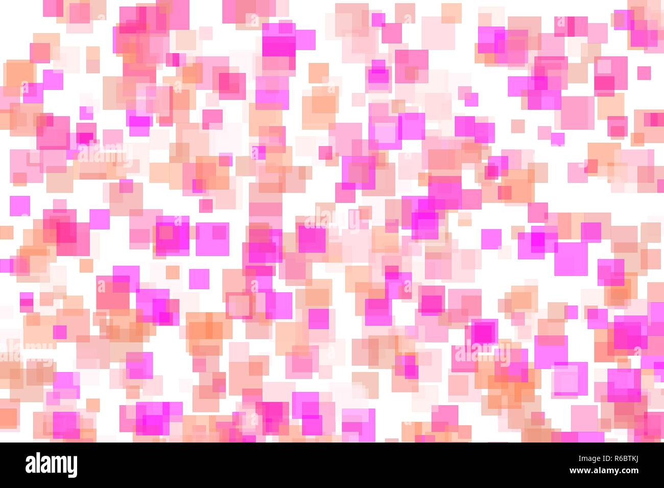 Abstract pink squares illustration background Stock Photo - Alamy