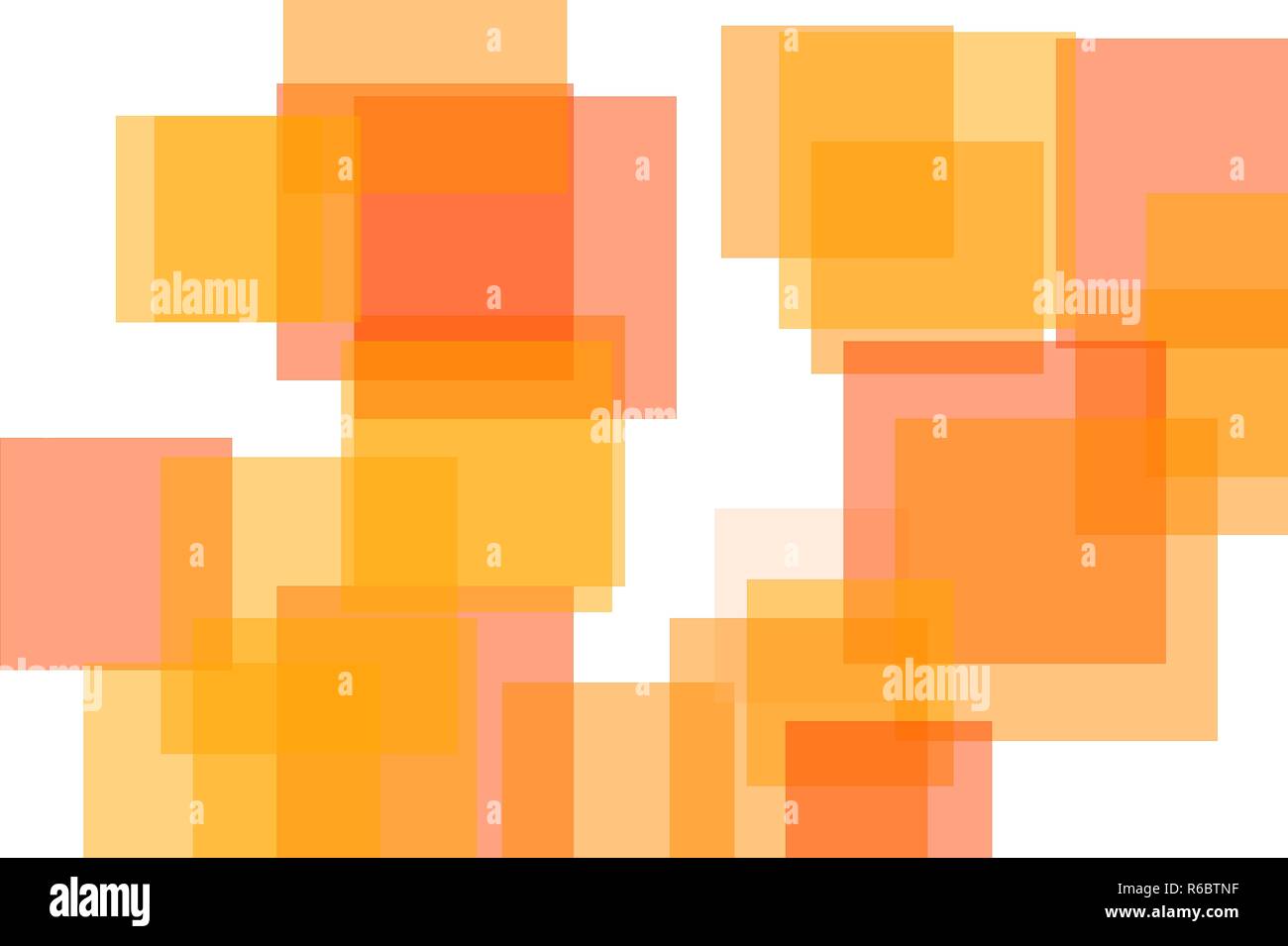 Abstract orange squares illustration background Stock Photo - Alamy