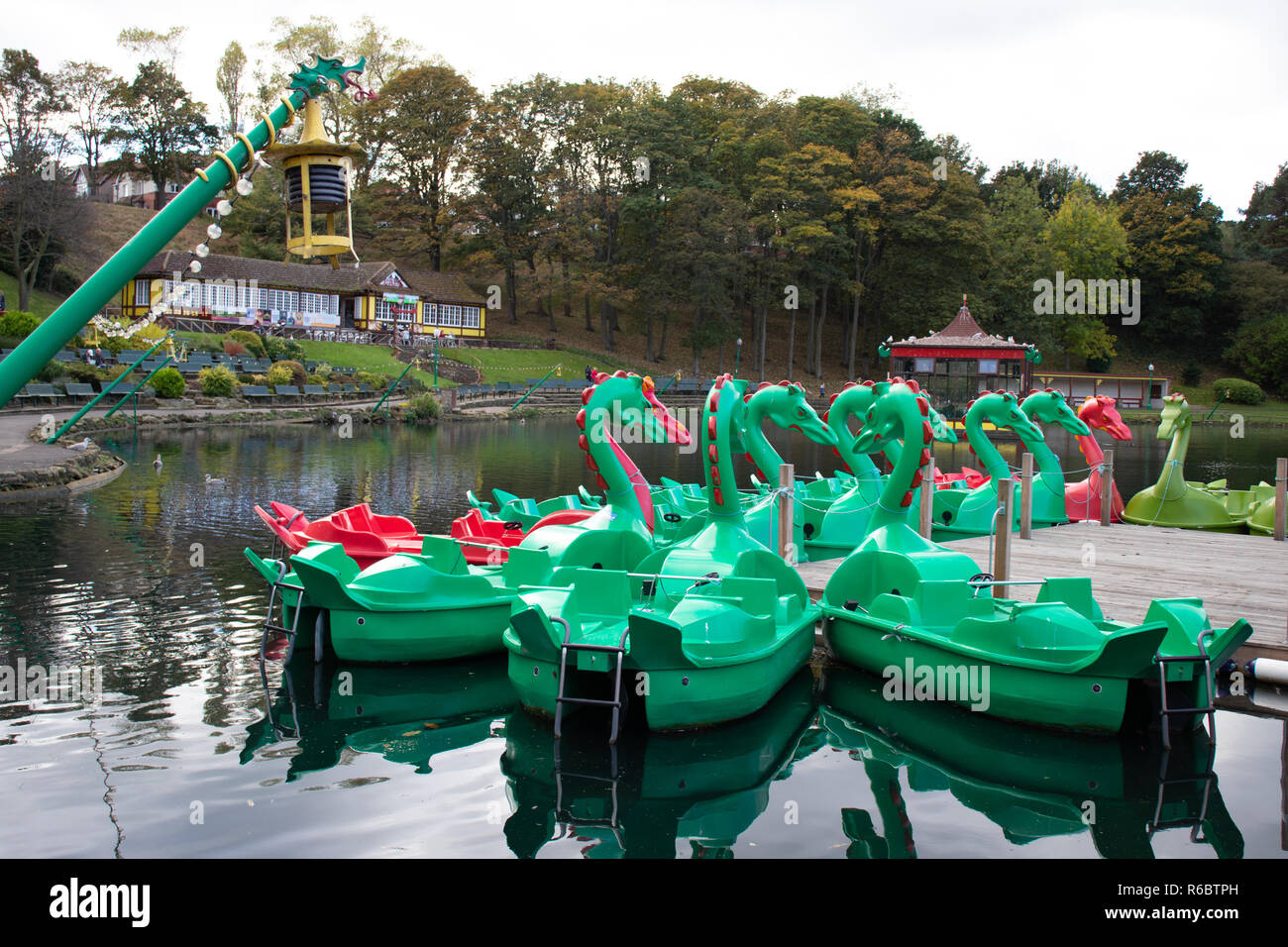 End of Season at the Boating Lake Stock Photo - Alamy