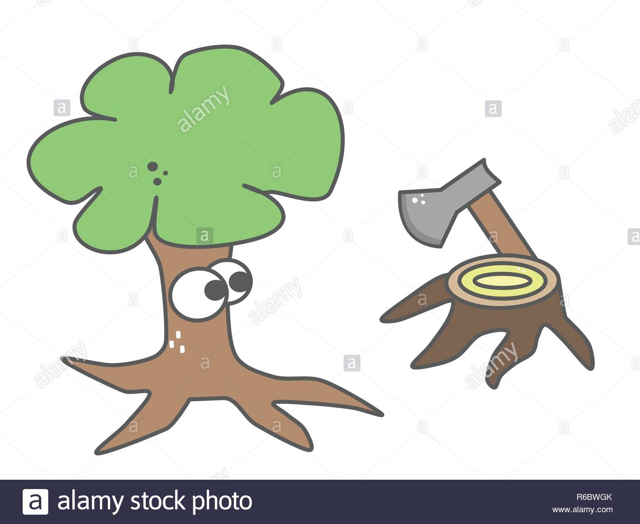 Axe Cartoon High Resolution Stock Photography and Images - Alamy